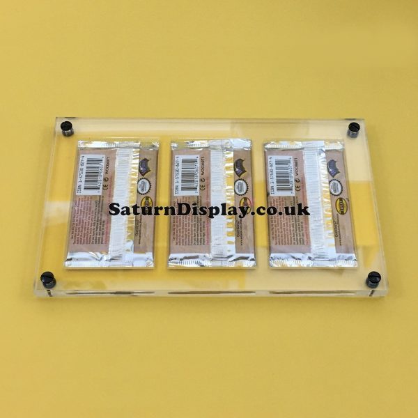 Pokemon Triple Booster Pack Frame – Saturn Display